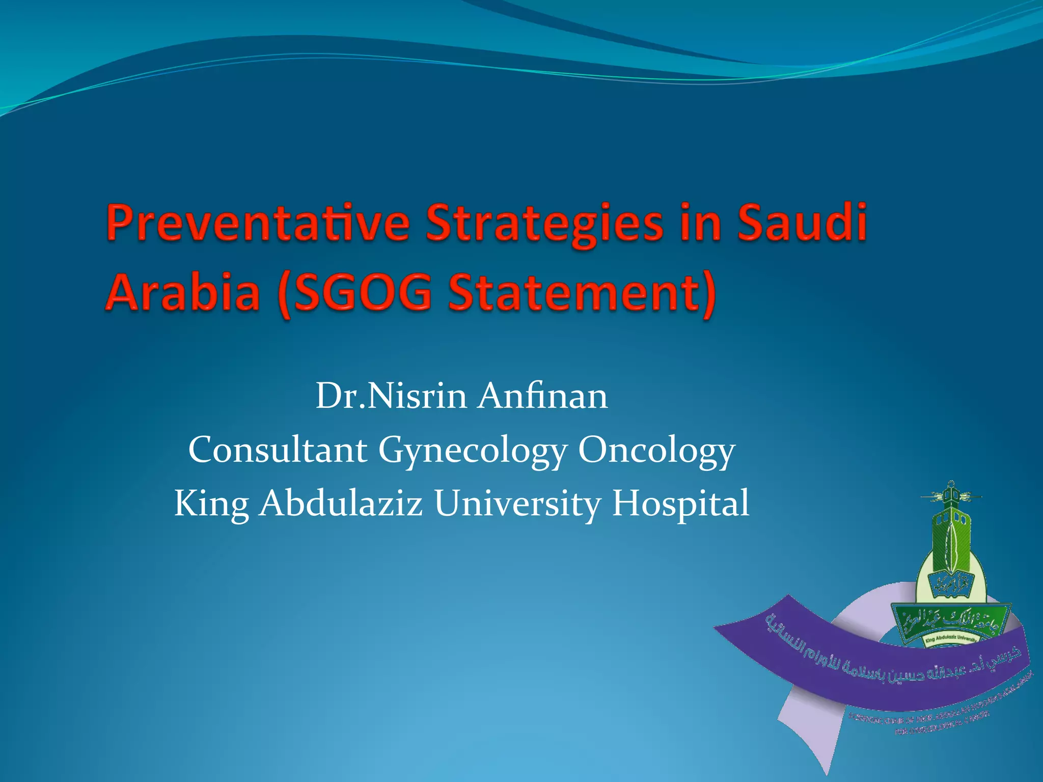 Preventive strategies in ksa | PPT