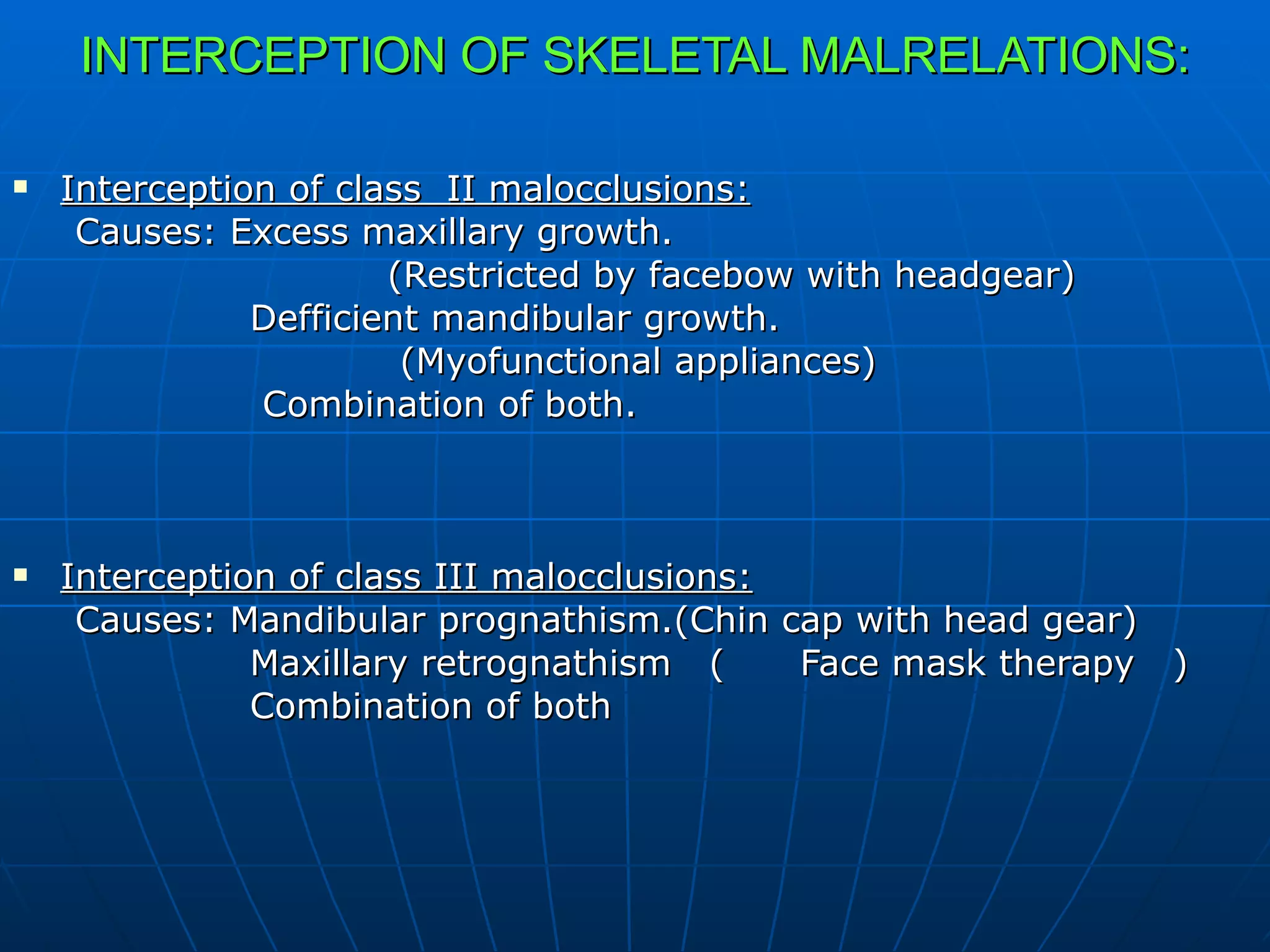 Preventive And Interceptive Orthodontics | PPT