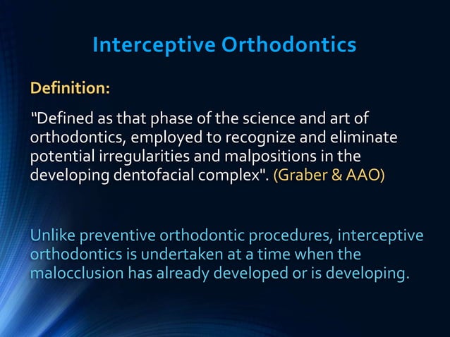 Preventive and interceptive orthodontics (basic) | PPTX