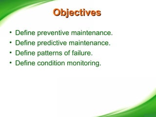 Preventive and Predictive maintenance.ppt