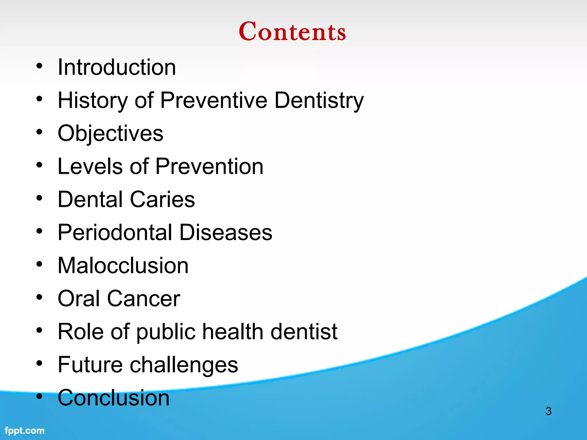 Preventive dentistry | PPT