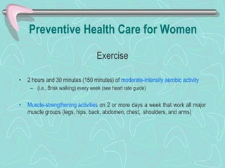 Preventative Health Care | Dr Murray Fox, MD. | PlanoOBGYN | PPT