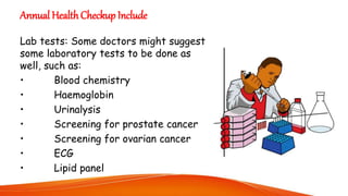 Preventive health check up | PPTX