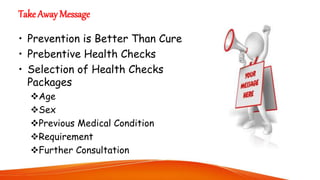 Preventive health check up | PPTX