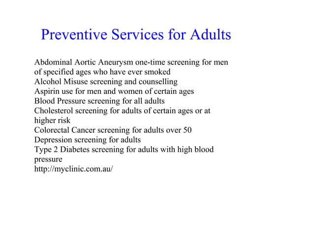 Preventive lifestyle | PPT