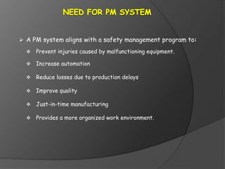 Preventive maintenance | PPTX