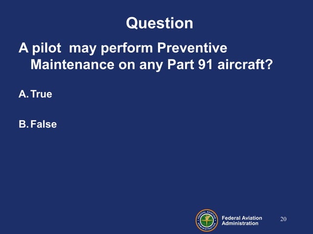 Airworthiness: Preventive Maintenance | PPT | Aviation Industry ...