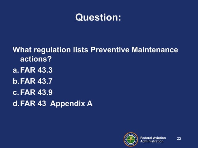 Airworthiness: Preventive Maintenance | PPT | Aviation Industry ...