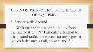 PREVENTIVE MAINTENANCE - Agricultural crop production | PDF