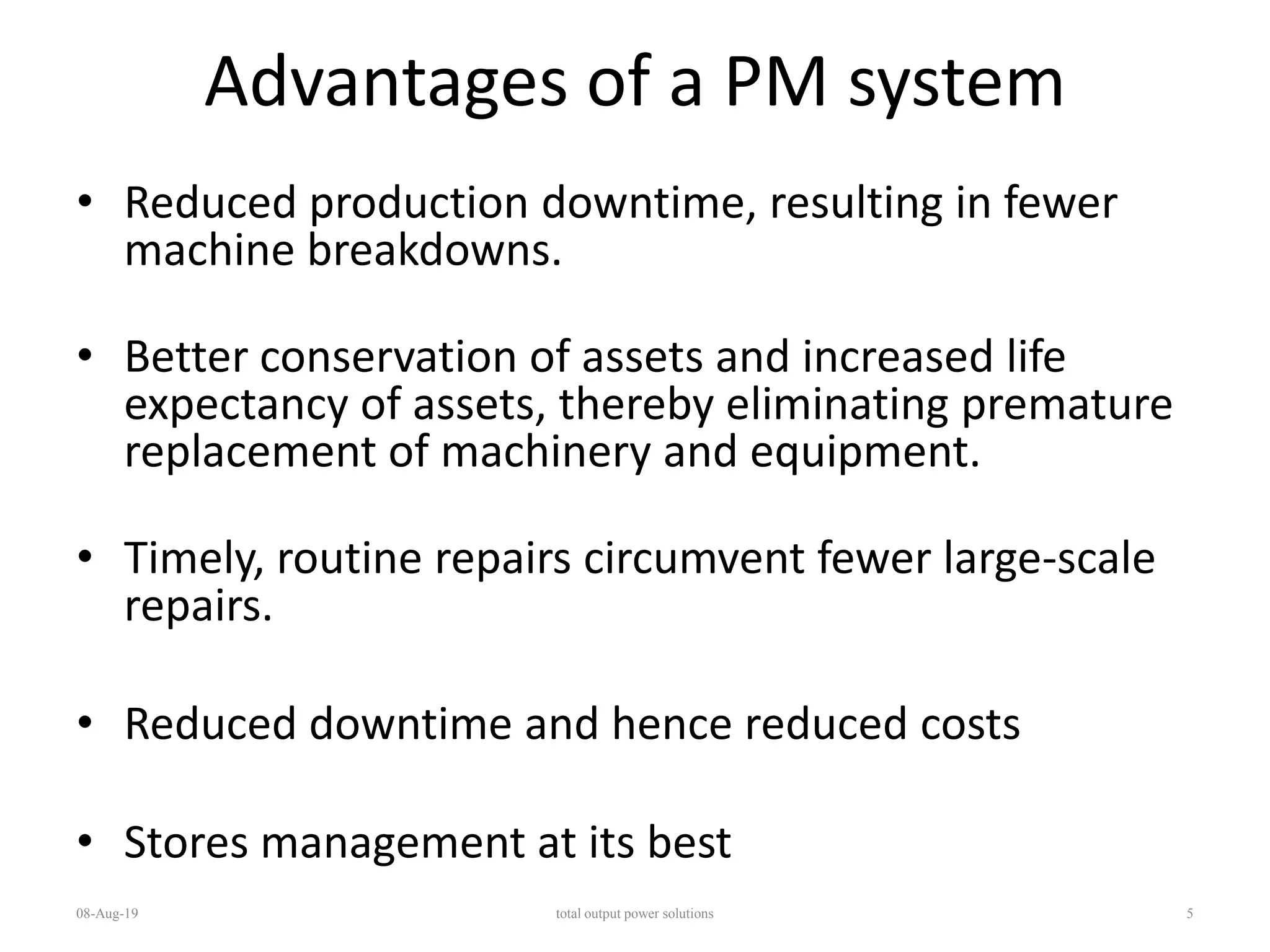 Preventive maintenance | PDF