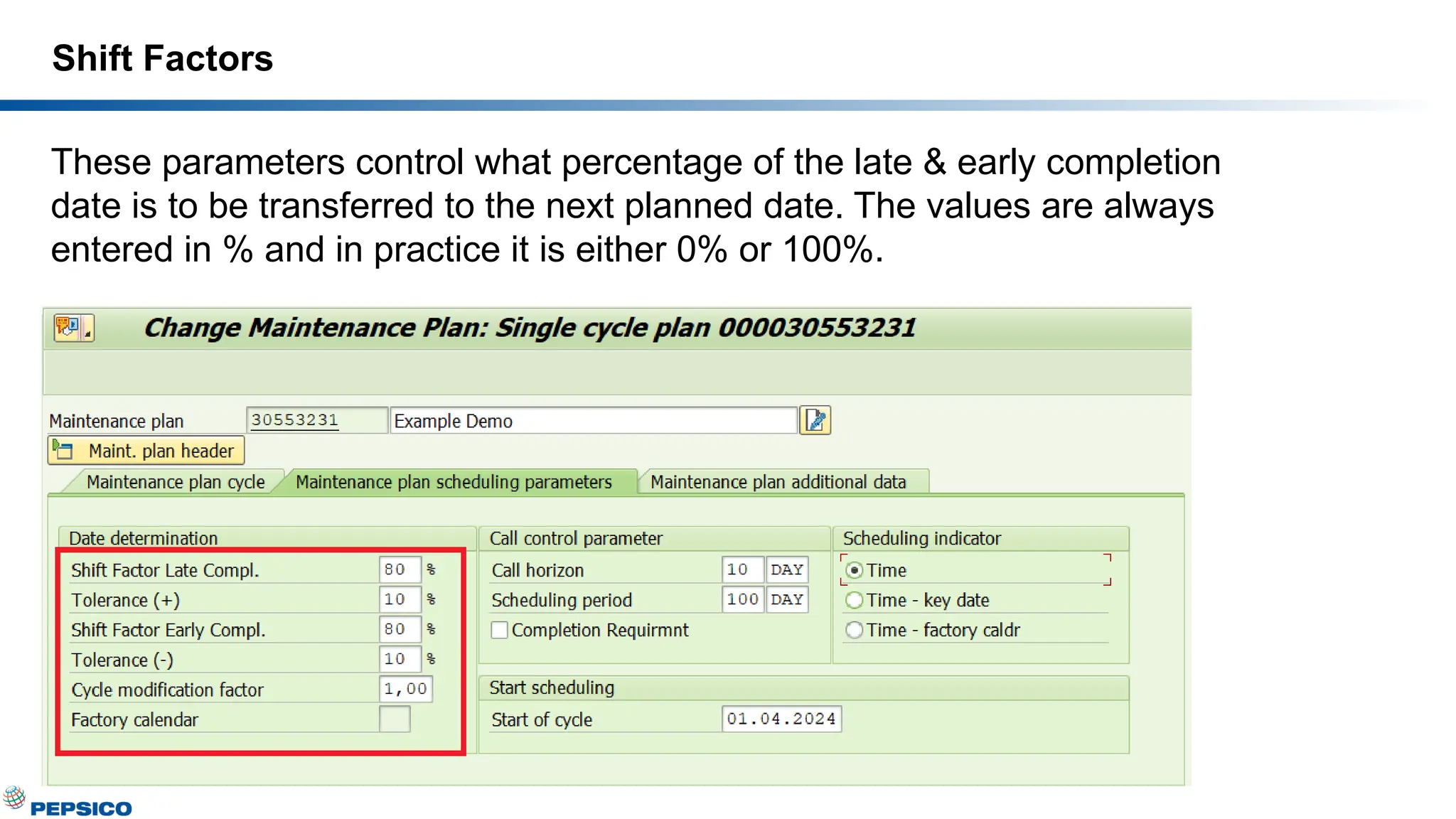 Preventive Maintenance svakako Planning — Scheduling parameters.pptx