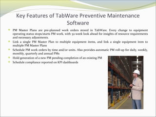 Preventive Maintenance Software | PPT