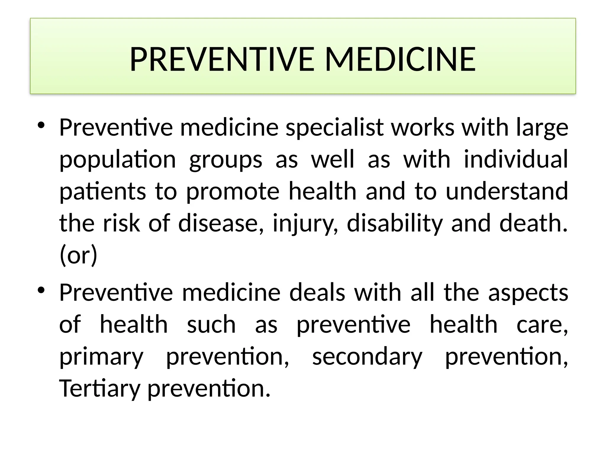 PREVENTIVE MEDICINE....SOCIAL AND PREVENTIVE PHARMACY | PPTX