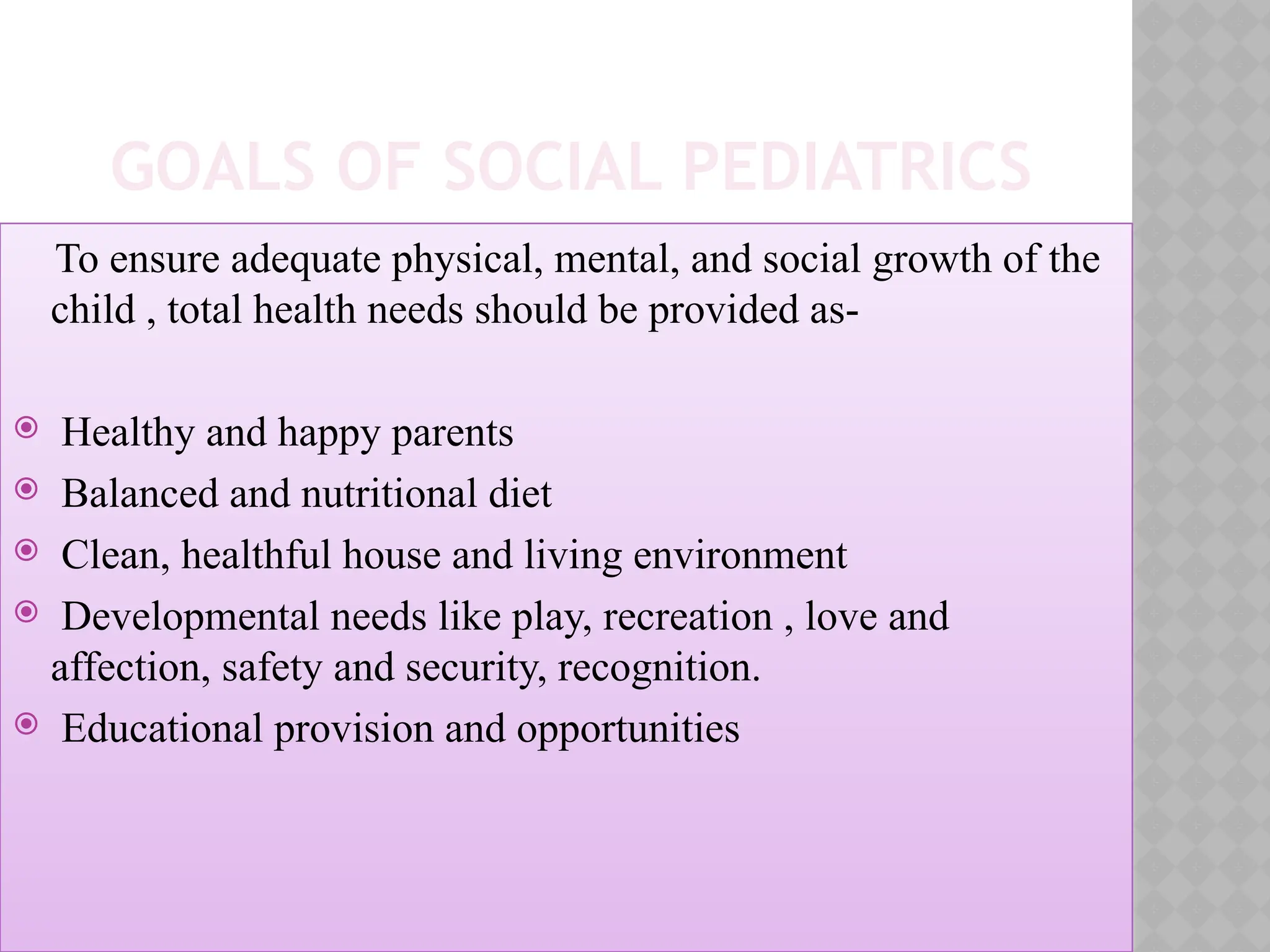 PREVENTIVE PEDIATRICS FOR NURSING STUDENTS | PPTX