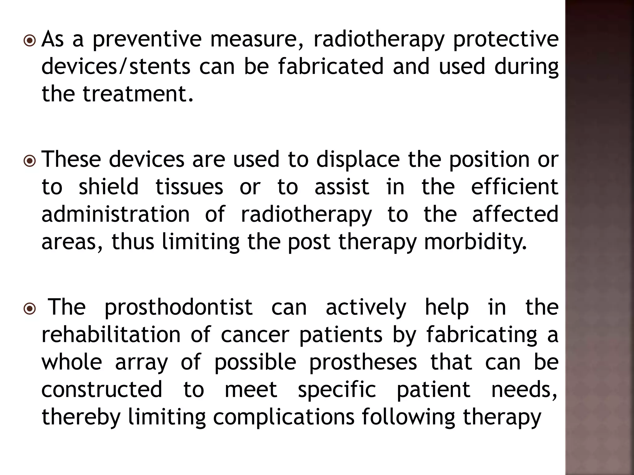 Preventive Prosthodontics for Head and Neck Radiotherapy.pptx