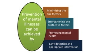 Preventive psychiatry, rehabilitation in psychiatry | PPTX