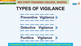 Preventive Vigilance, Frauds & Security Measures in banks | PDF