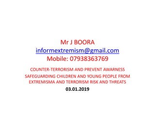 PREVENT J Boora | PPT
