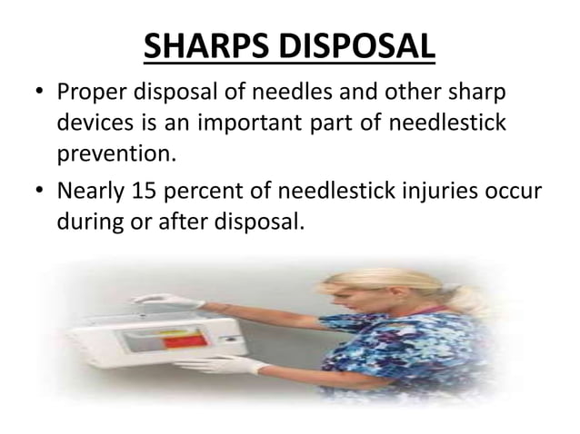 Prevent needle stick injuries (Mr.Ram.S) | PPT