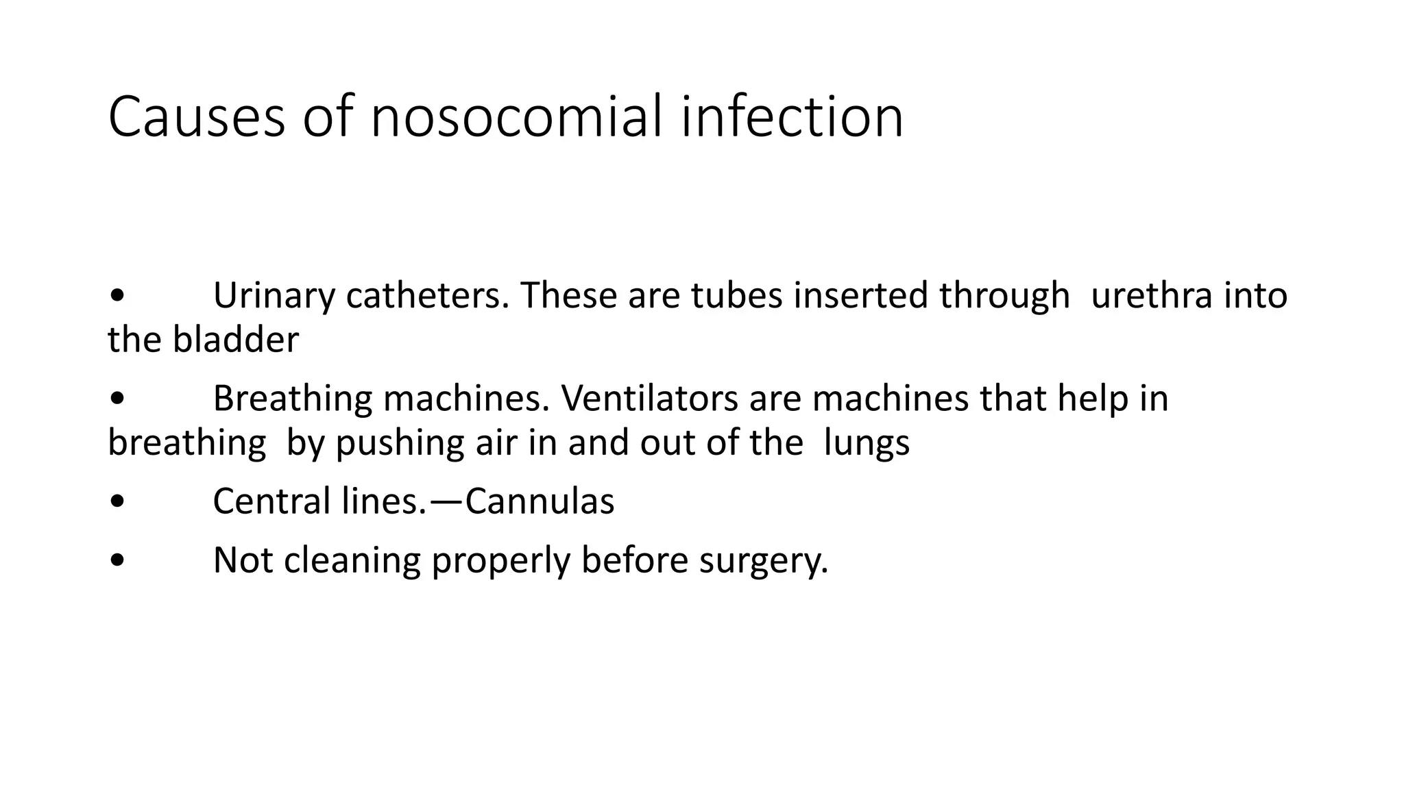 PREVENT NOSOCOMIAL INFECTION and prevent | PPTX