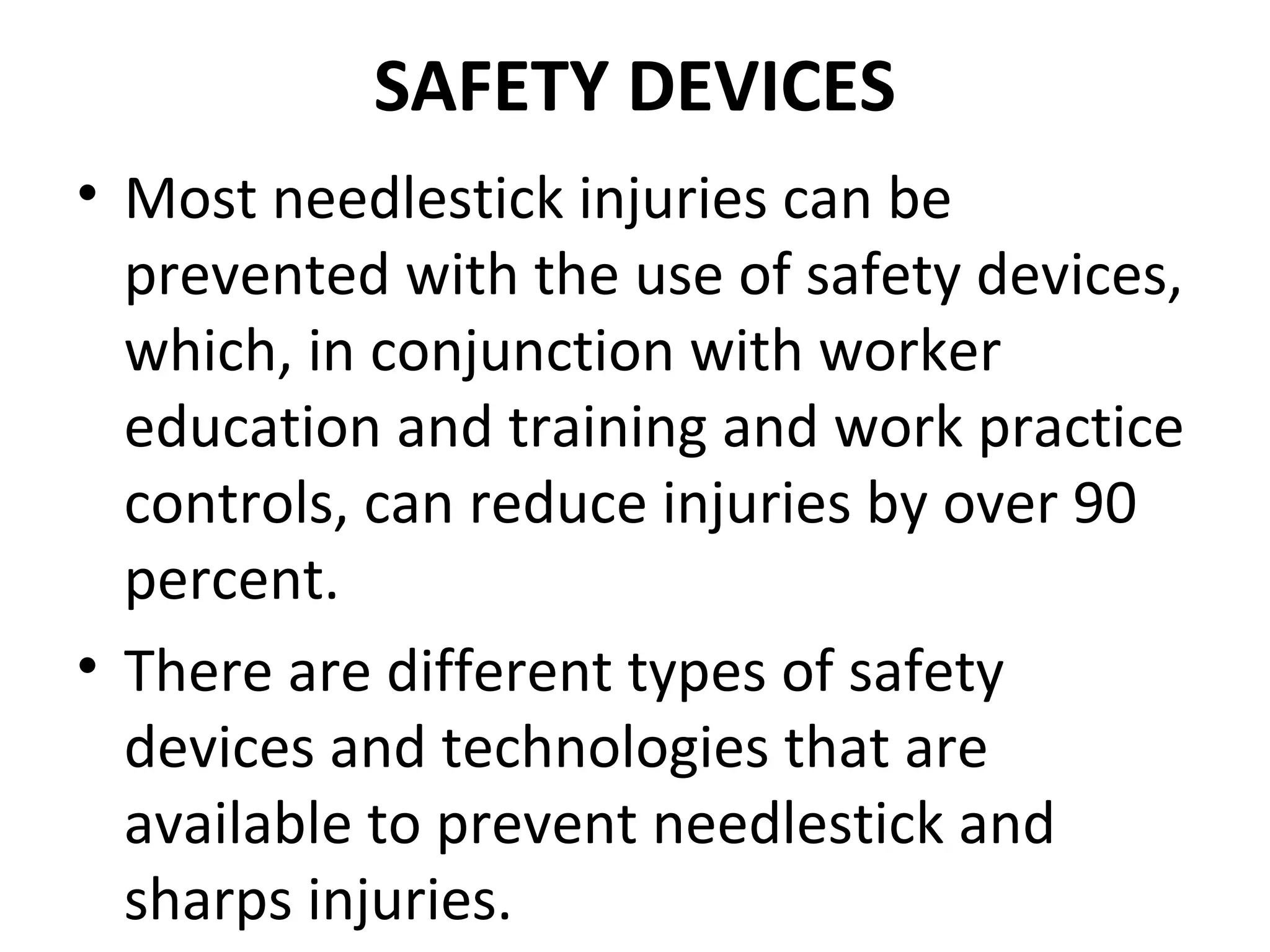 Prevent Needlestick Injuries | PPT