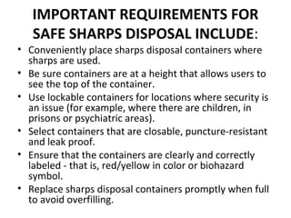 Prevent Needlestick Injuries | PPT