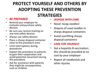 Prevent Needlestick Injuries | PPT