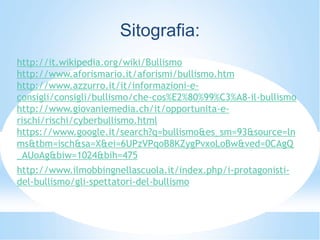 Prevenzione bullismo | PPT