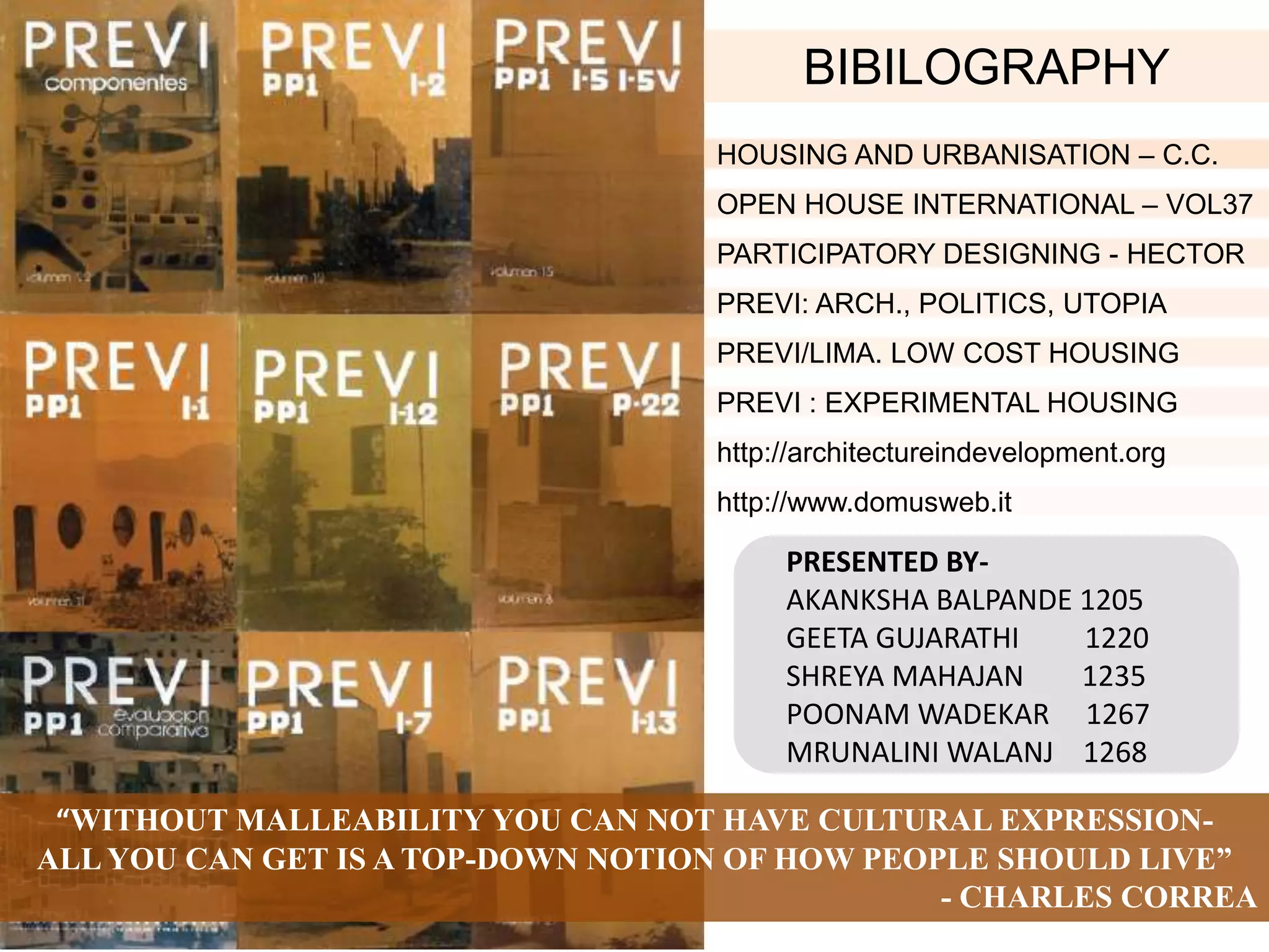 PREVI HOUSING | PPTX
