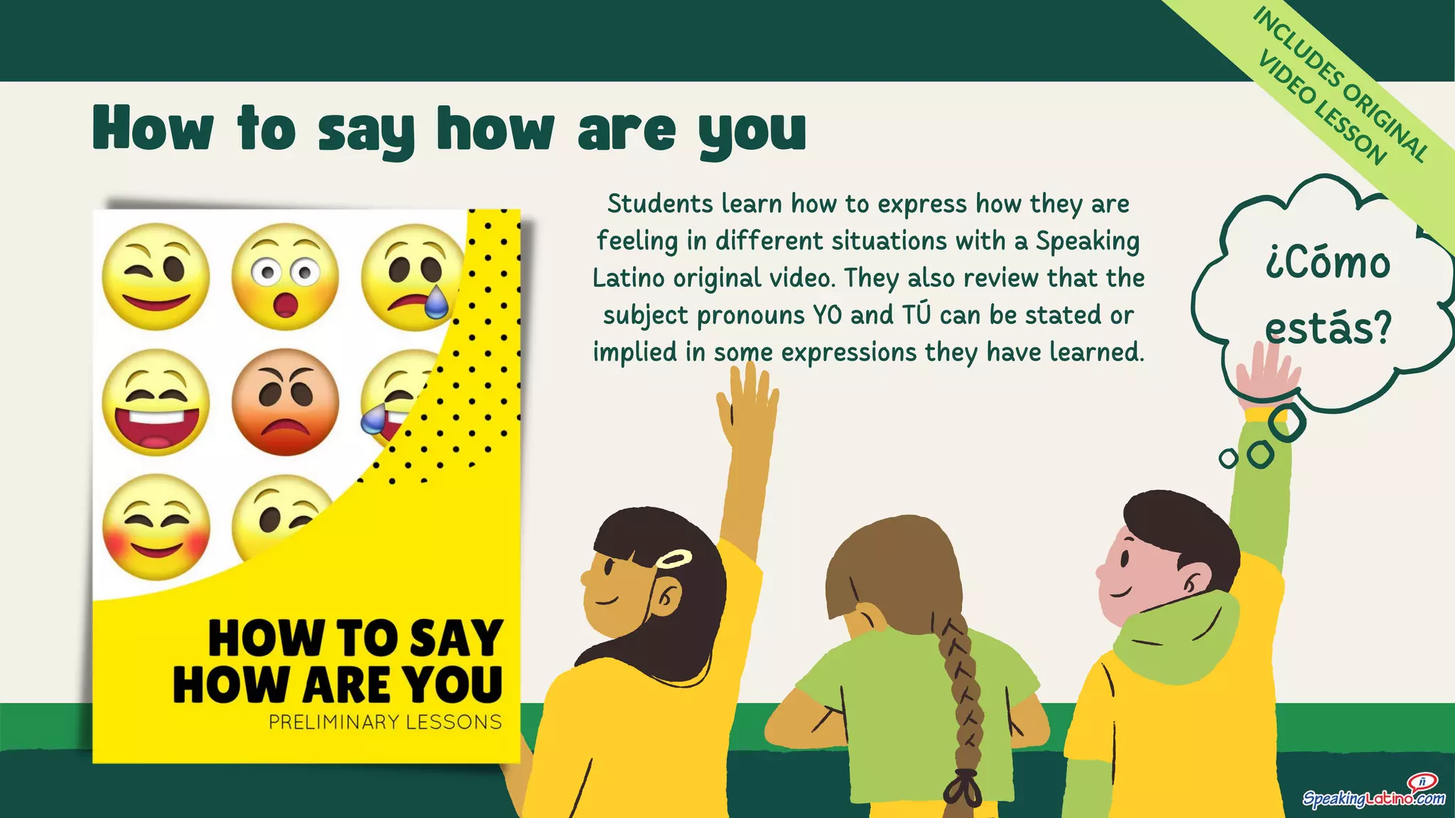 Spanish 1 Preliminary Lesson Plans for High School | PDF