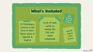 Spanish 1 Preliminary Lesson Plans for High School | PDF