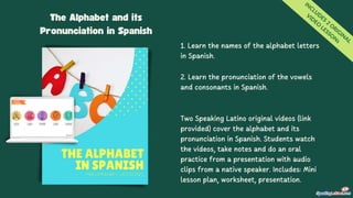 Spanish 1 Preliminary Lesson Plans for High School | PDF