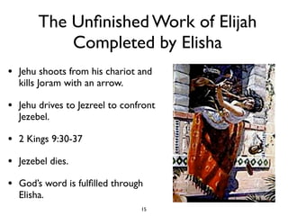 Journey Through The Bible: Part 13 - Elisha: Man of God | PDF