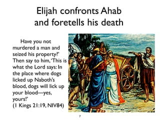Journey Through The Bible: Part 13 - Elisha: Man of God | PPT
