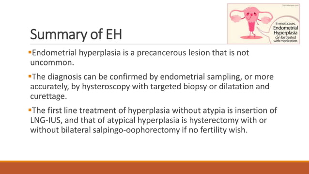 Endometrial Hyperplasia & Cancer Uterus | PPT