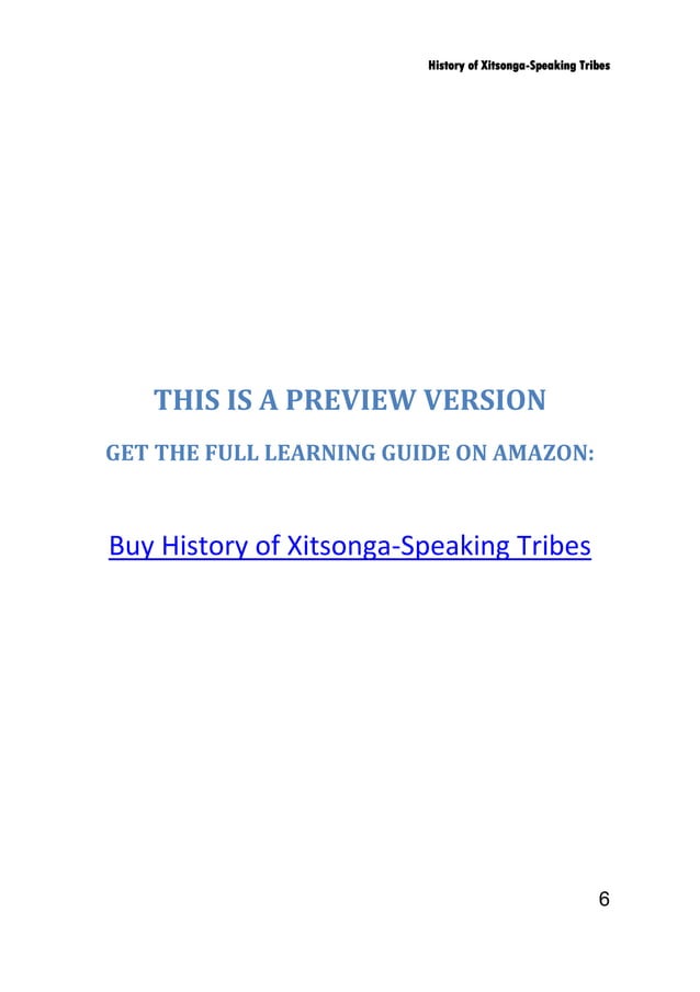 History of Xitsonga Speaking Tribes | PDF | Genealogy and Ancestry ...