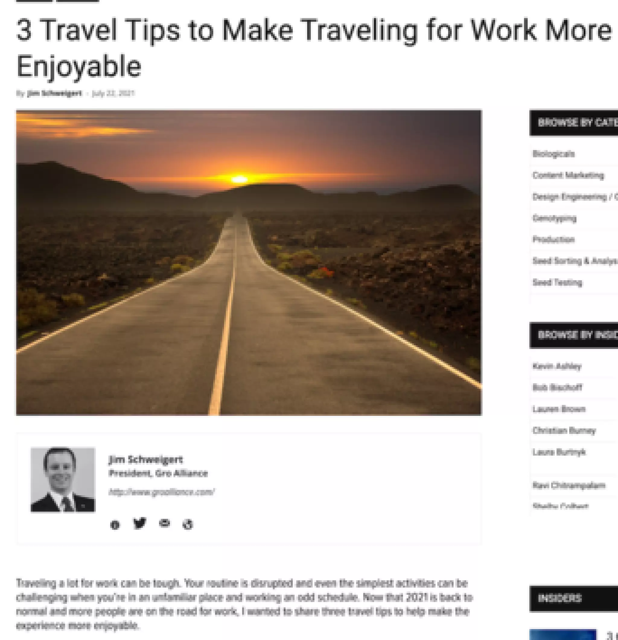 3 Travel Tips to Make Travelling for Work More Enjoyable | PDF
