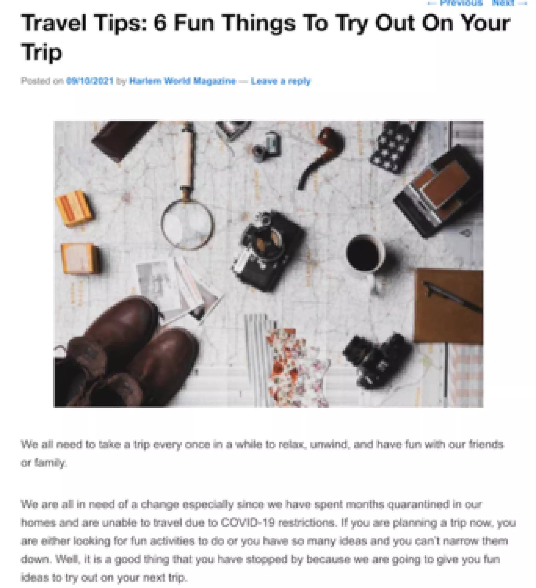 Travel Tips: 6 Fun Things To Try Out On Your Trip | PDF