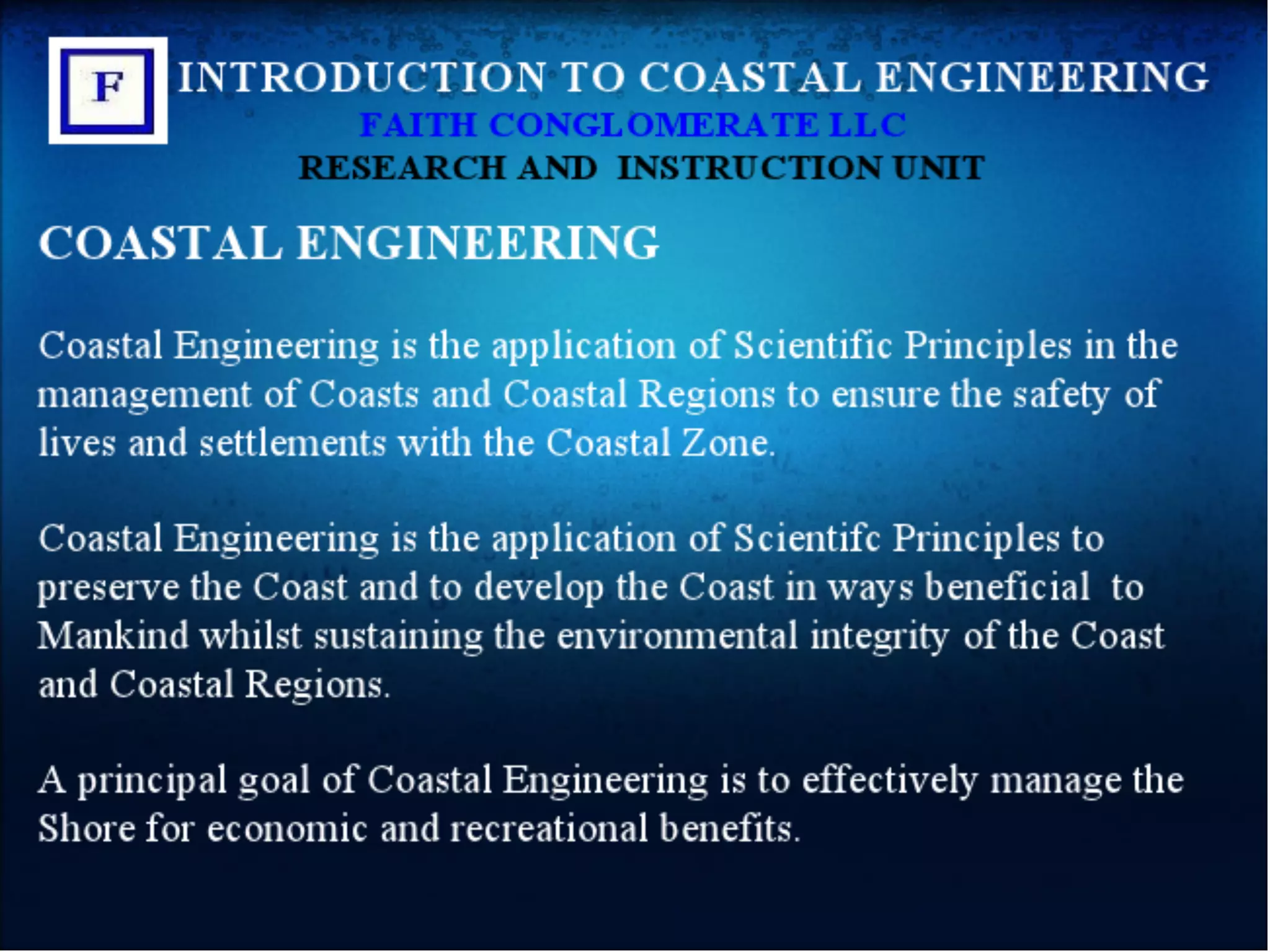 Preview intro to coastal engineering - part 1 | PPT