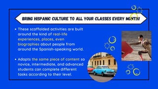 Spanish-speaking Countries Scaffolded Activities for Novice ...