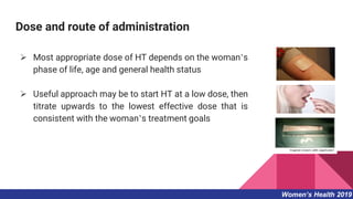 step by step guide to menopause hormone therapy (MHT) | PDF