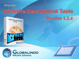 Software Effective Recruitment Tools (version 1.2.4) | PDF