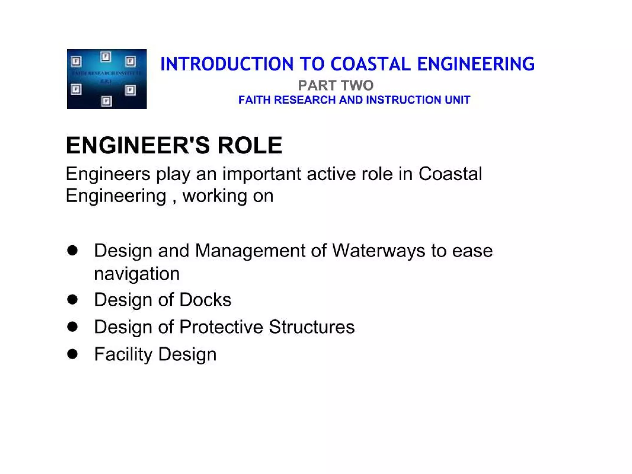 Preview of introduction to coastal engineering part two | PPT