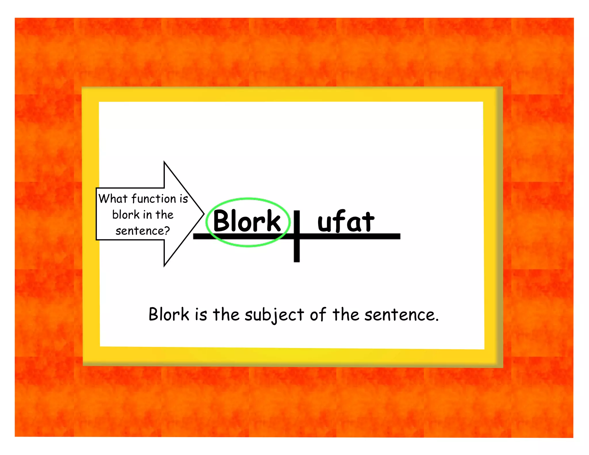 Diagramming - Subject and Verb | PPT