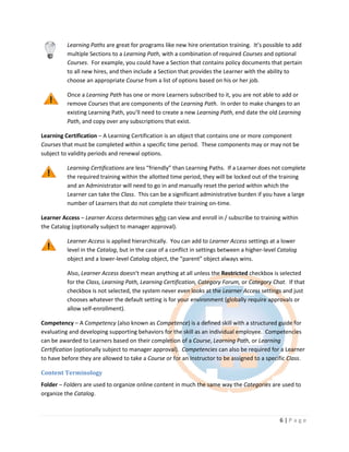 Preview of unoffical oracle learning management administrator guide | PDF