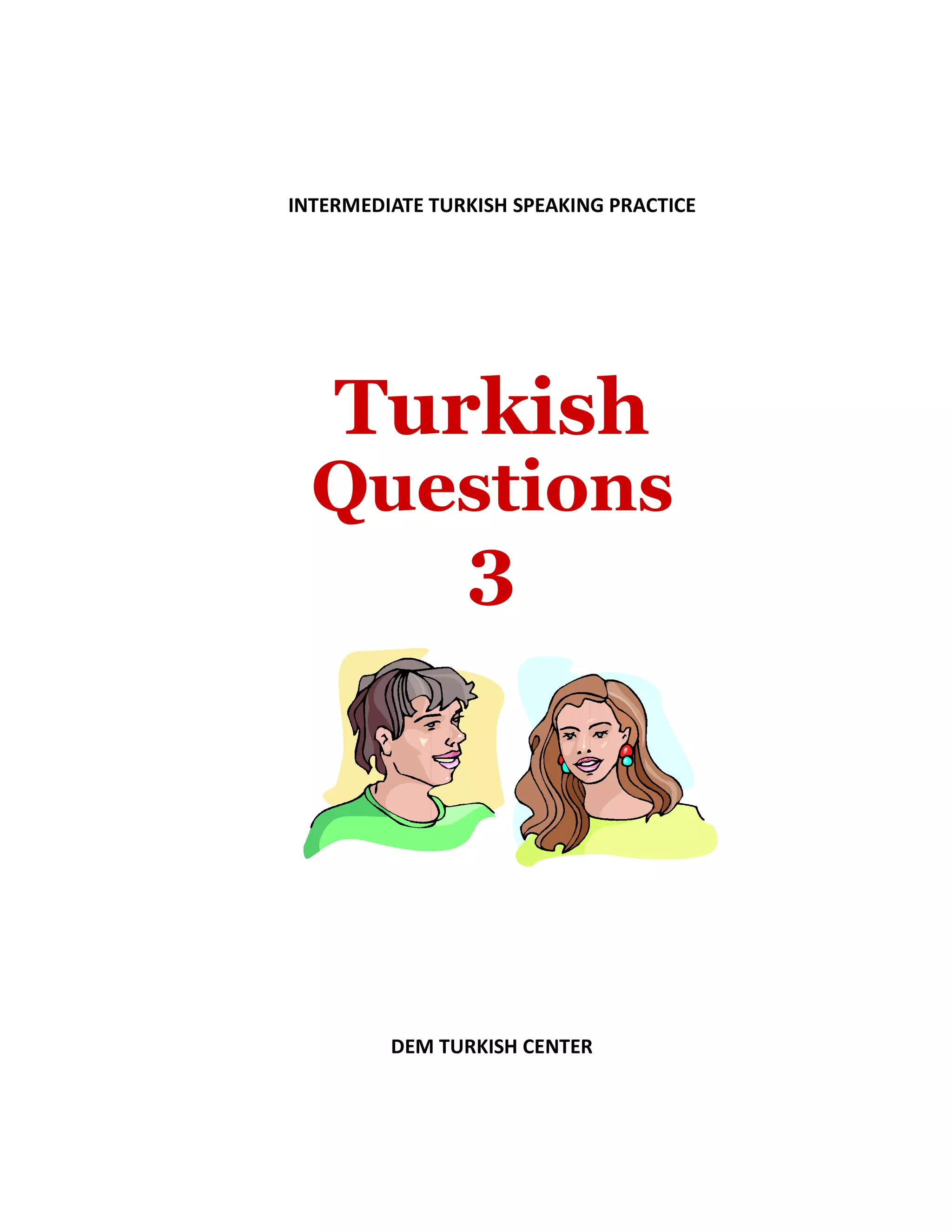 Turkish Language Books - Turkish Questions | PDF