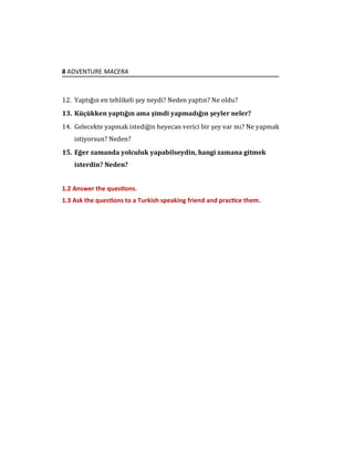 Turkish Language Books - Turkish Questions | PDF