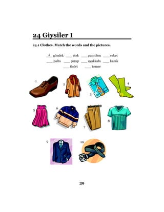 Turkish Language Books - Turkish Words 1 | PDF