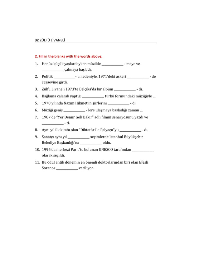 Turkish Language Books - Turkish Biographies 3 | PDF