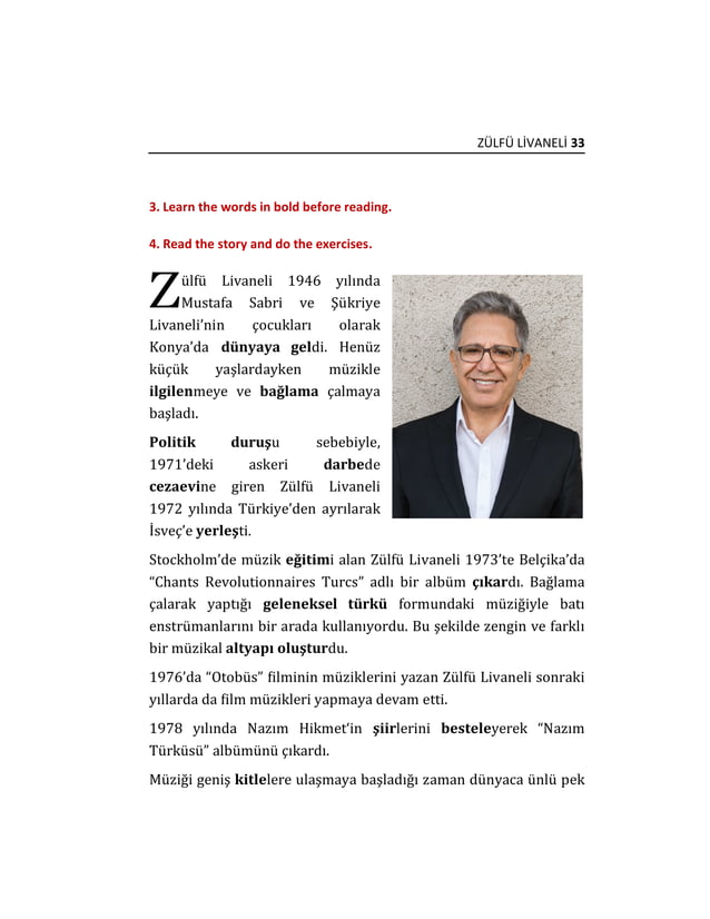 Turkish Language Books - Turkish Biographies 3 | PDF